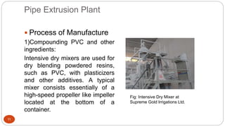 Development of Special Purpose of profile Machine, PVC Fittings and PVC ...