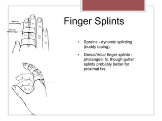 Ortho - Splinting, Traction, POP | PPT
