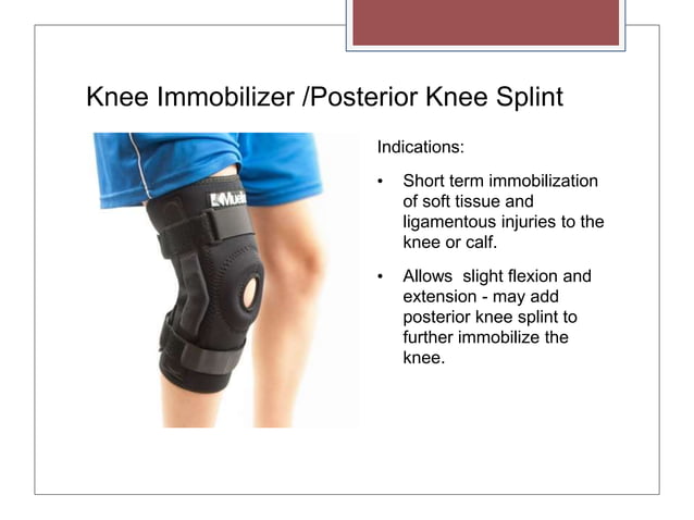 Ortho - Splinting, Traction, POP | PPT