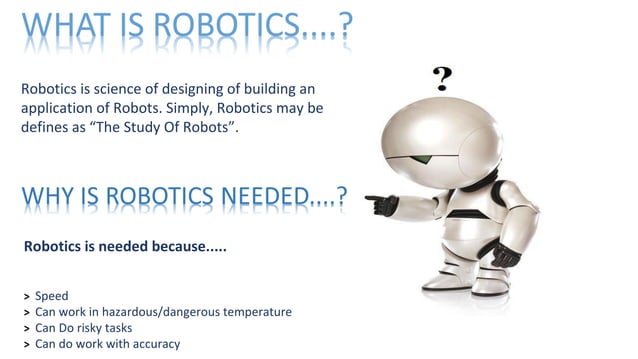 Robotics Presentation | PPT | Free Download