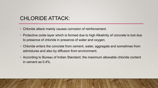 DURABILITY OF CONCRETE (CONCRETE TECHNOLOGY) | PPTX