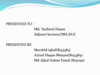 Presentation final (2) | PPT