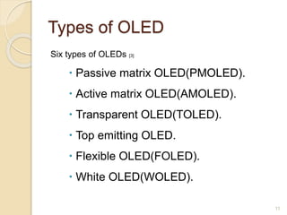 OLED basics | PPT