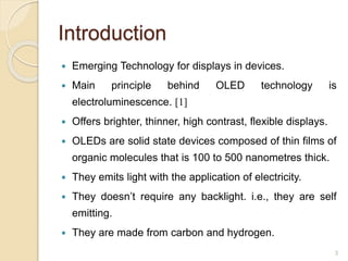 OLED basics | PPT