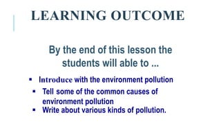 Environment Pollution | PPTX