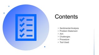 Twitter Sentimental Analysis | PPTX
