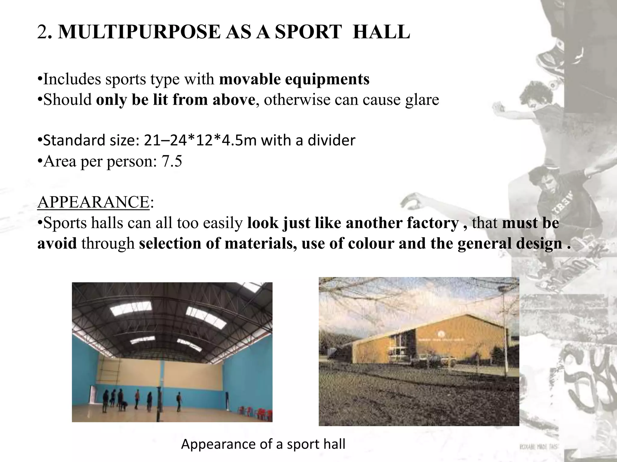A presentation on sport complex | PPTX