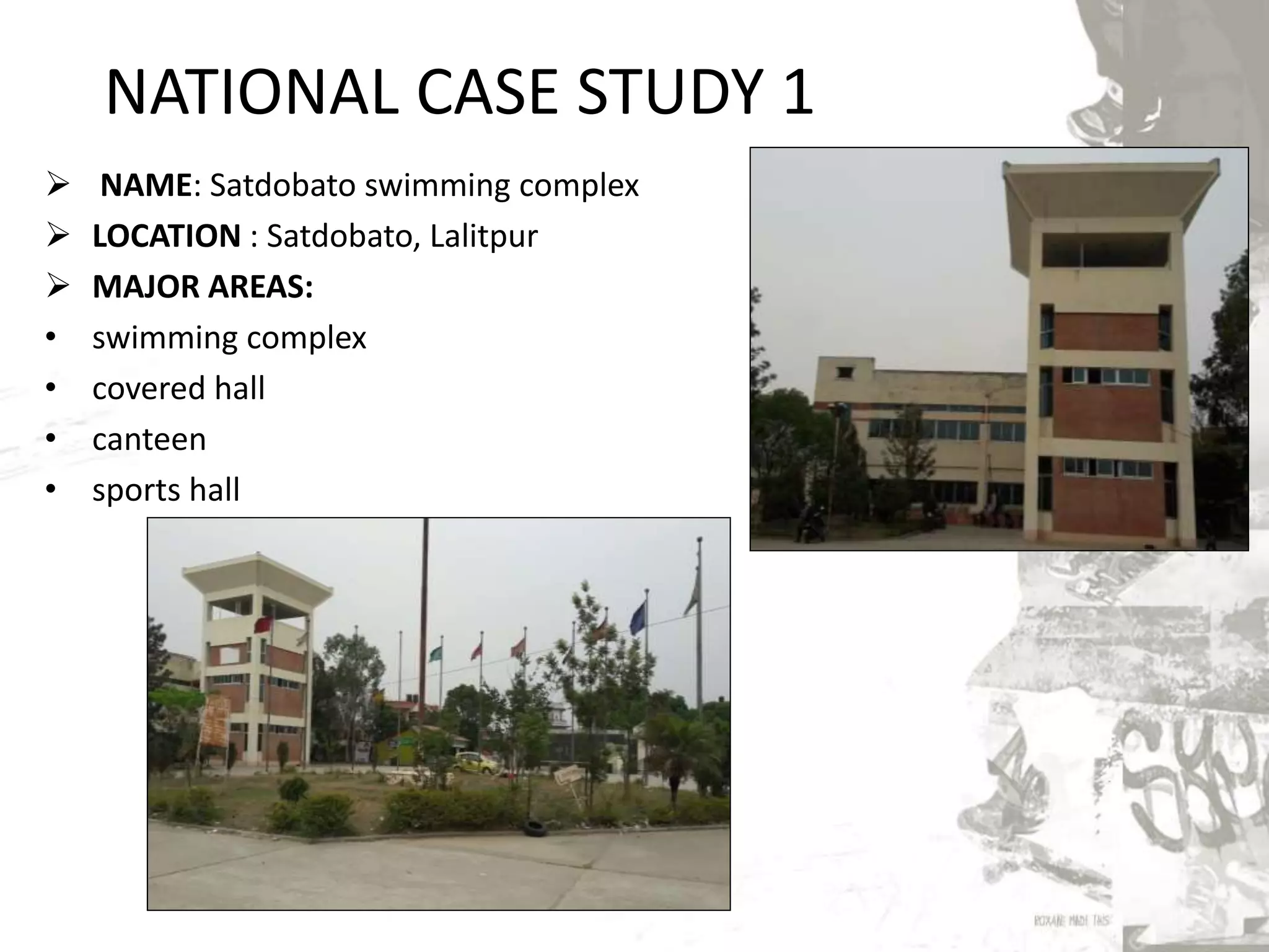 A presentation on sport complex | PPTX