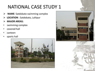 A presentation on sport complex | PPTX