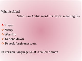 Presentation salat | PPTX