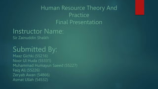 Final Hrtp presentation given by us in our last semester | PPTX ...