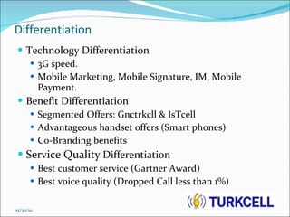 TURKCELL CASE STUDY | PPT