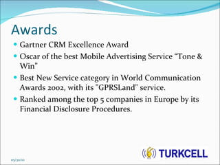 TURKCELL CASE STUDY | PPT