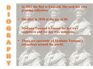 Madam Tussauds event | PPTX | Museums & Galleries | Attractions