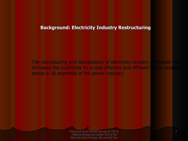 Performance Based Regulation, Implementing an Asset Management ...