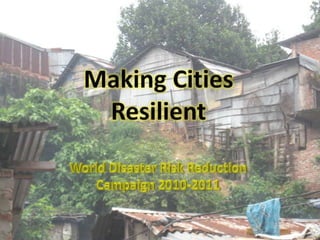 Presentation on Urban Risk Reduction | PPT