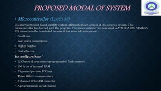 Biometric Vehicle Authentication System | PPTX