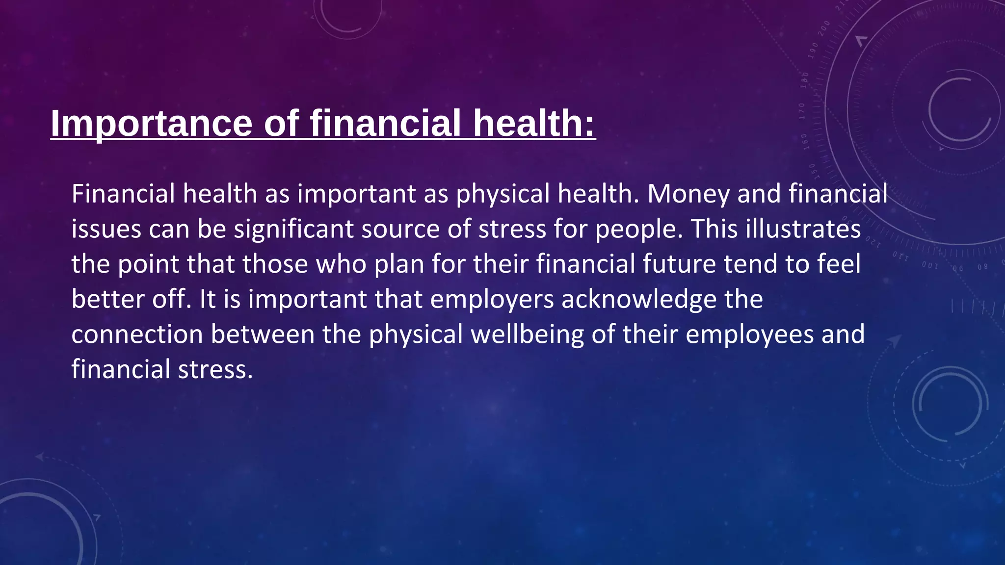 Presentation finance (FINANCIAL HEALTH) | ODP