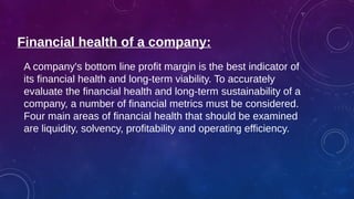 Presentation finance (FINANCIAL HEALTH) | ODP