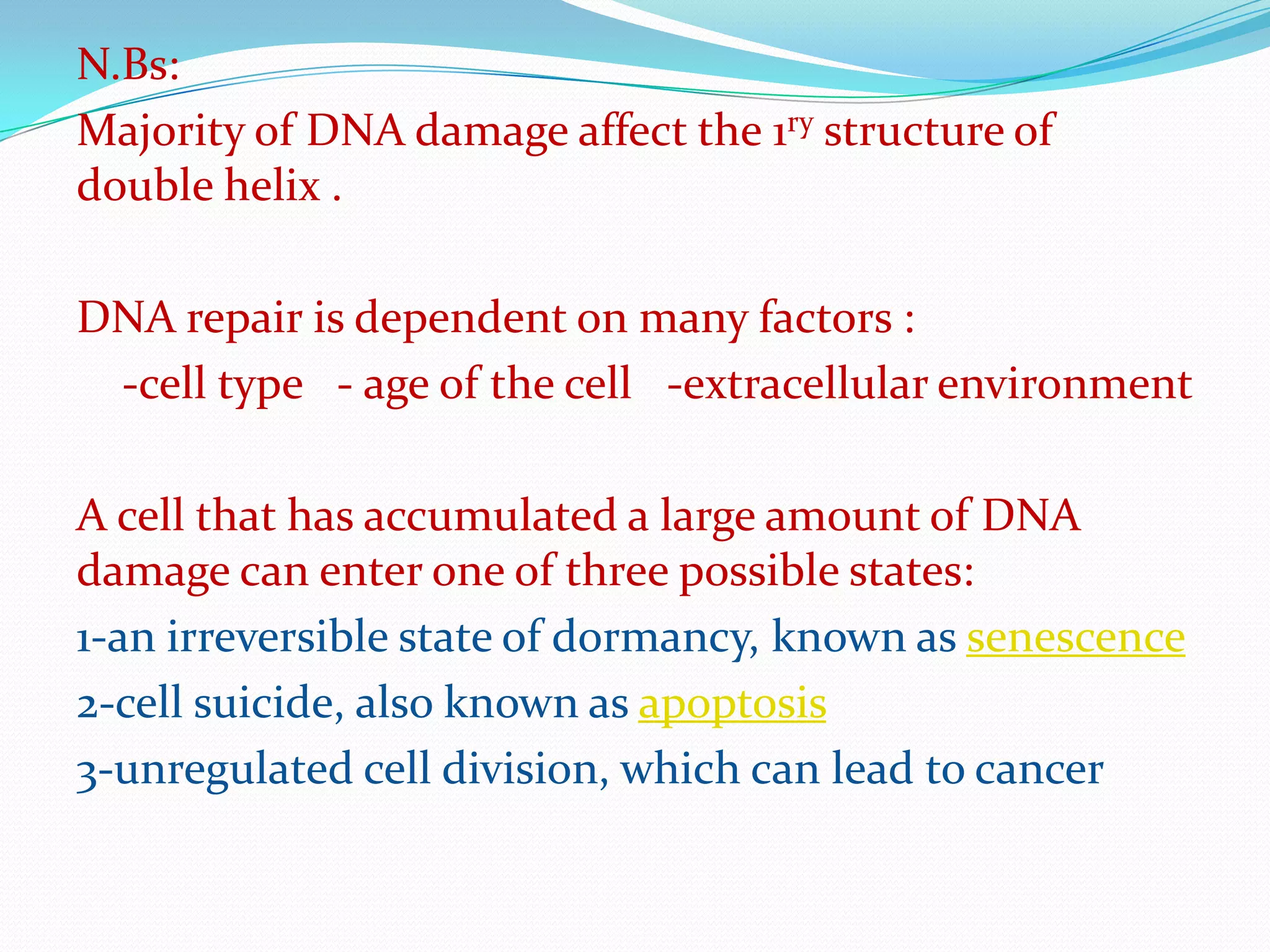 DNA repair | PPTX