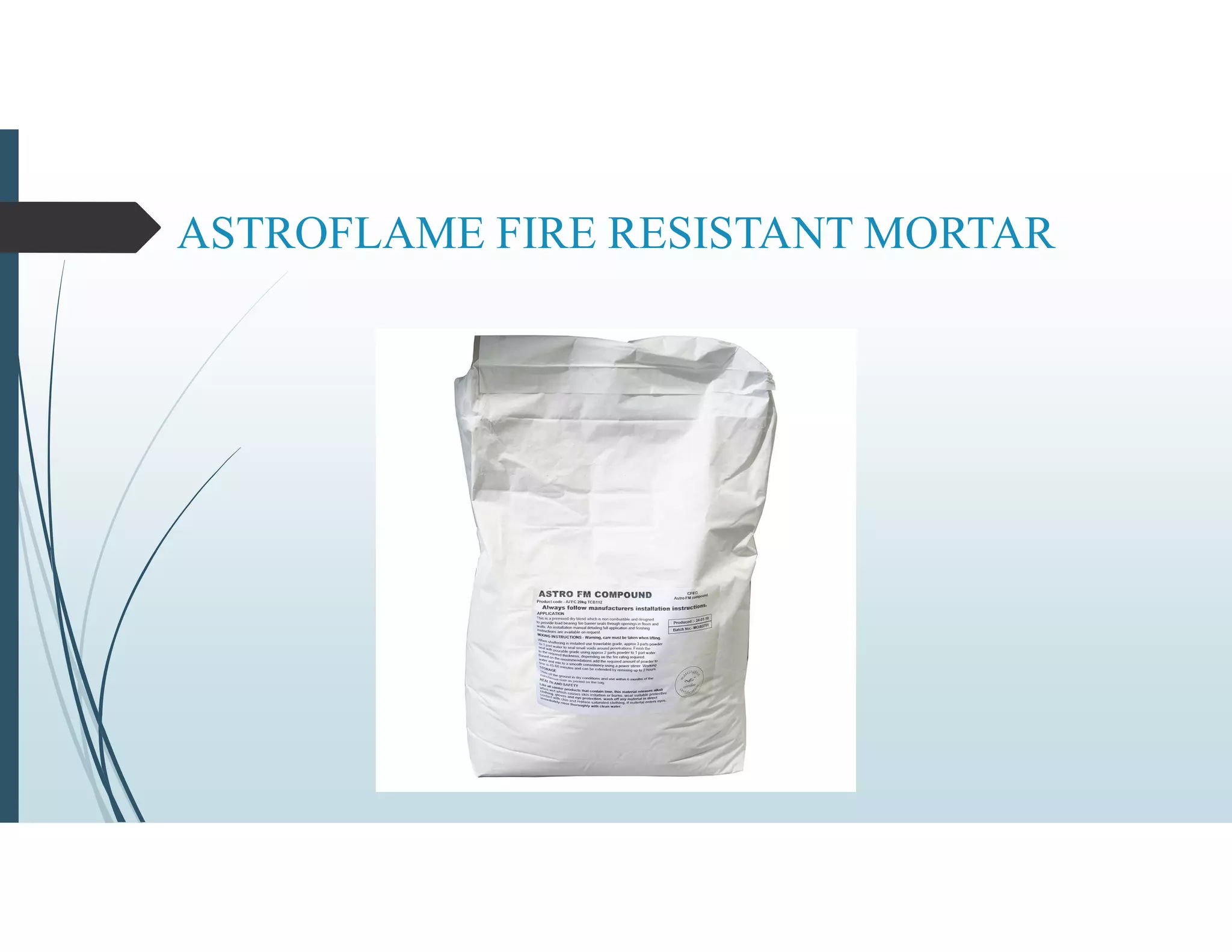 Presentation fire resistant-mortar | PDF