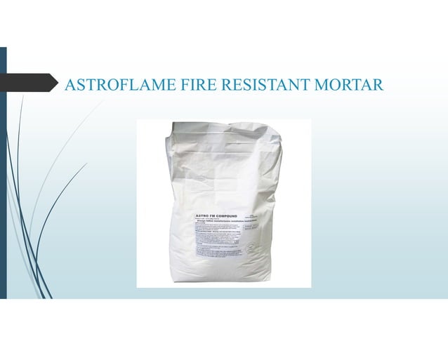 Presentation fire resistant-mortar | PPT