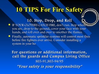 Presentation fire procedures | PPT