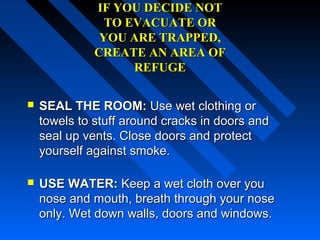 Presentation fire procedures | PPT