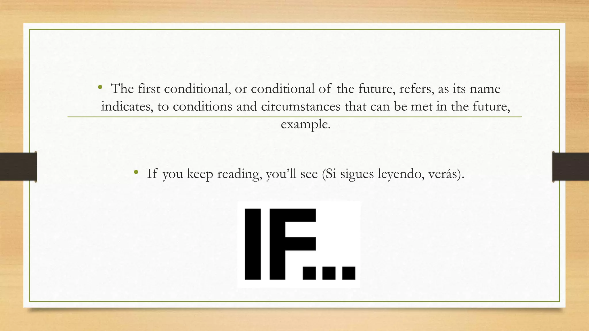 Presentation first condition | PPTX