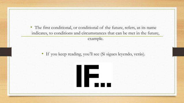 Presentation first condition | PPT