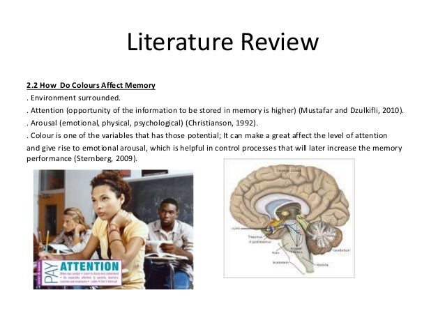 Colors effect human memory