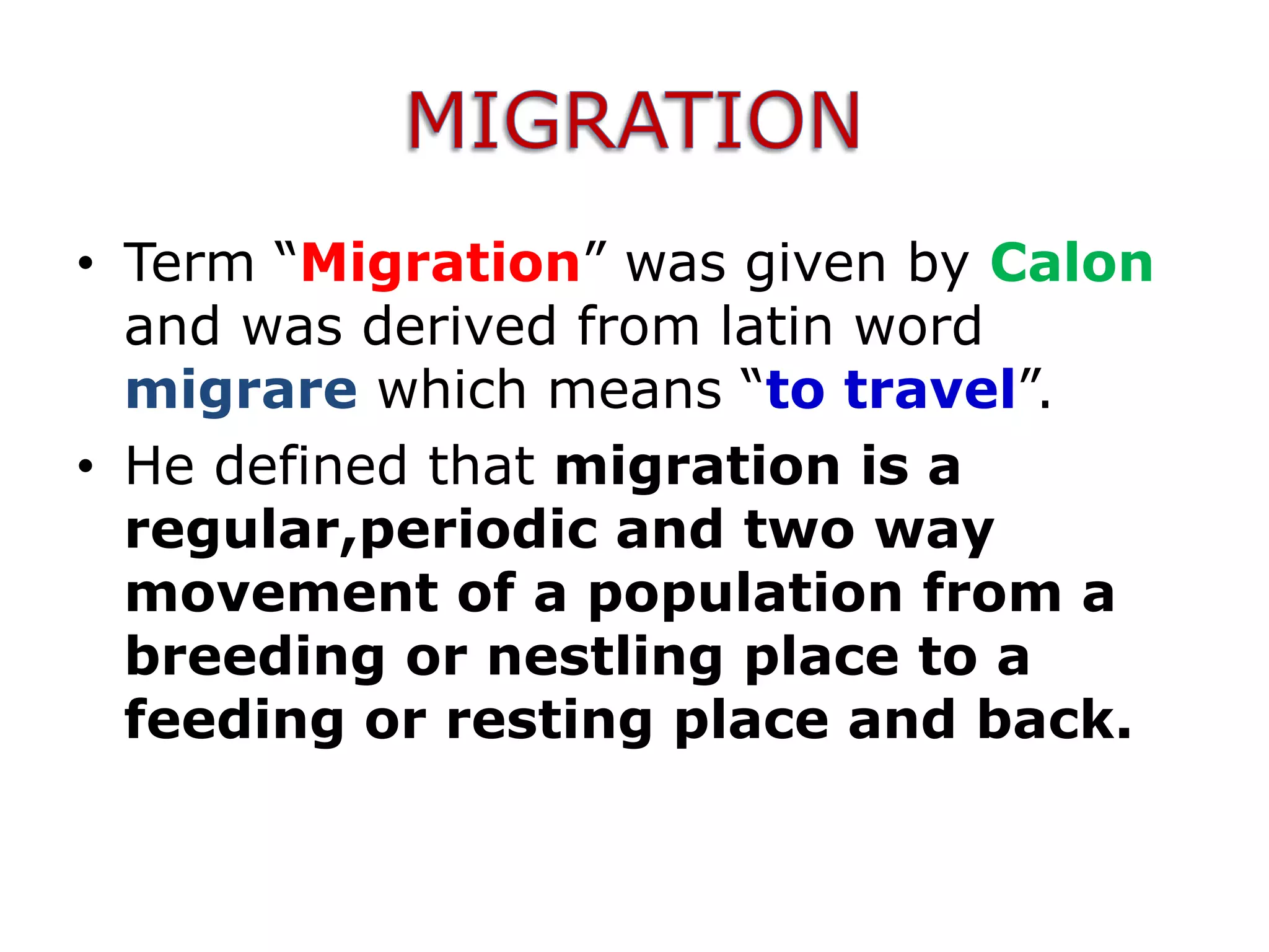 Presentation fish migration | PPTX | Fish and Aquariums | Pets