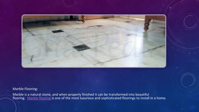 types of flooring | PPTX
