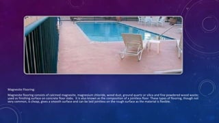 types of flooring | PPTX