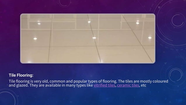 types of flooring | PPTX