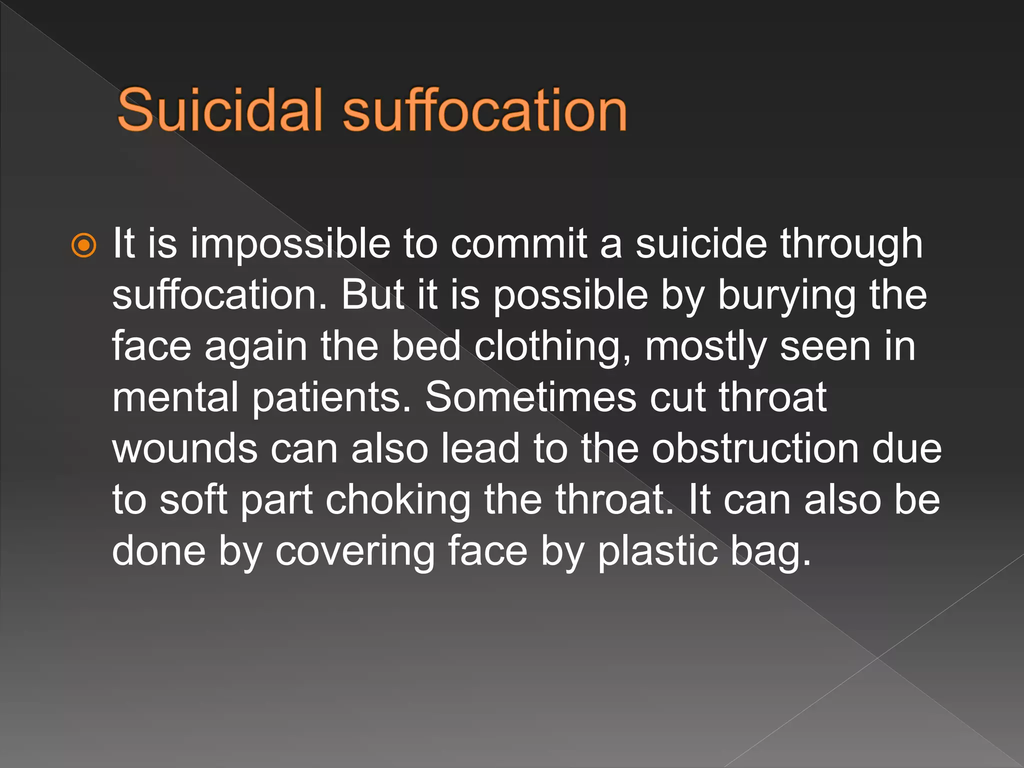 SUFFOCATION | PPTX