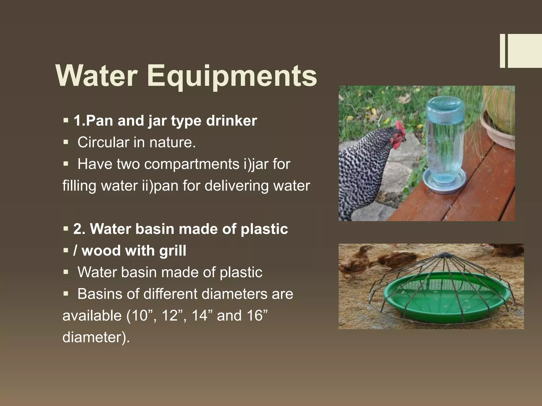 poultry farm equipments and their uses | PPTX