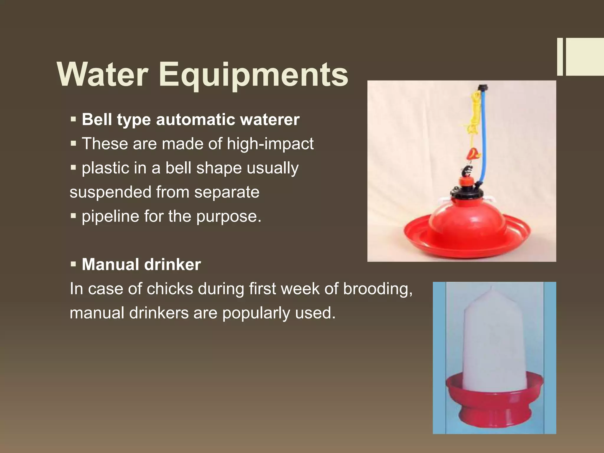 poultry farm equipments and their uses | PPTX