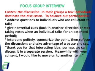Cambodia Agriculture in Transition Field Team Training: How to do Focus Group Discussions | PPT
