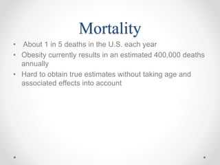 Obesity in America | PPTX