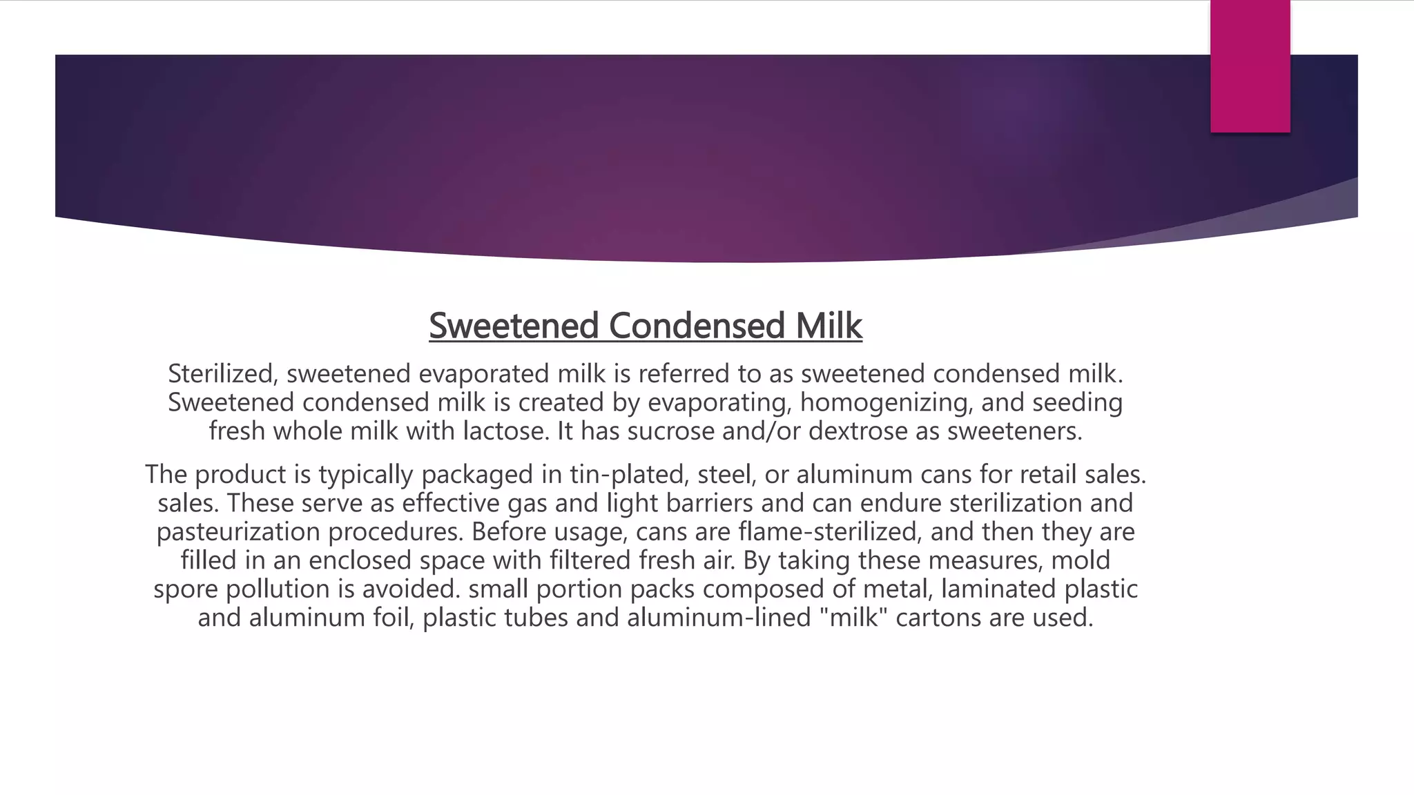 Scope of packaging technology management of dairy based products | PPTX ...