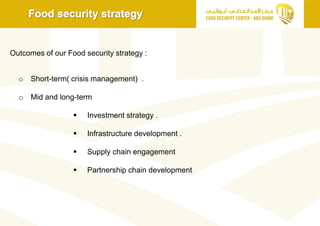 Presentation food security center | PDF | Food Industry | Industries