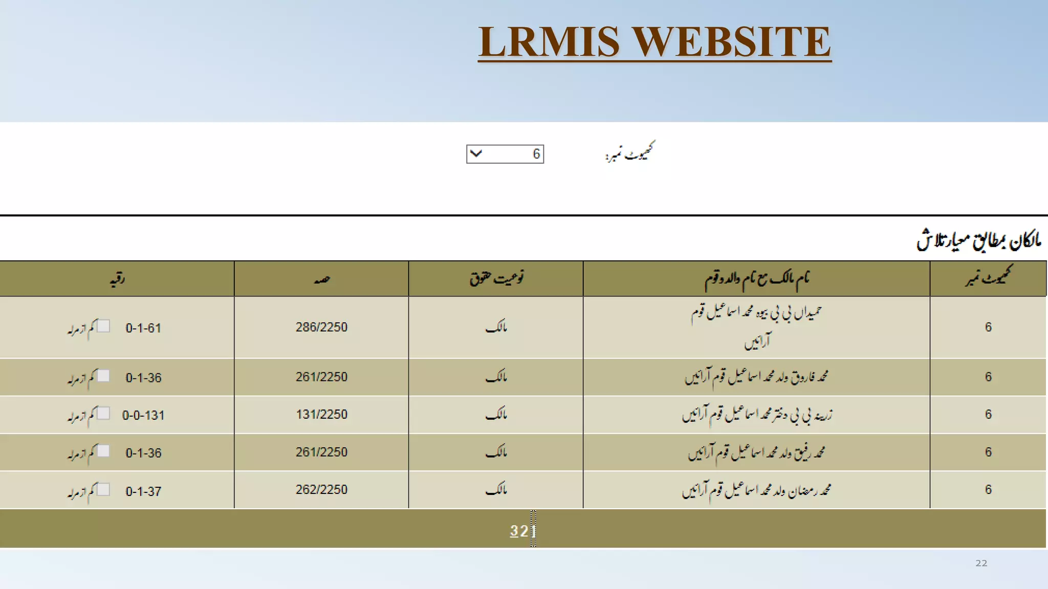 LRMIS Punjab | PPTX