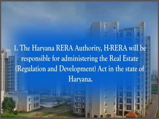10 things know about Haryana rera authority | PPTX