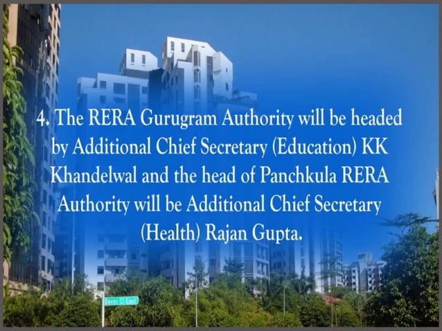 10 things know about Haryana rera authority | PPTX