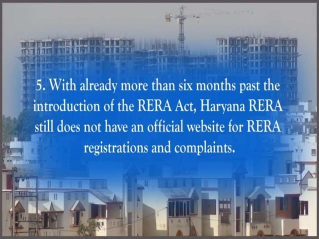 10 things know about Haryana rera authority | PPTX
