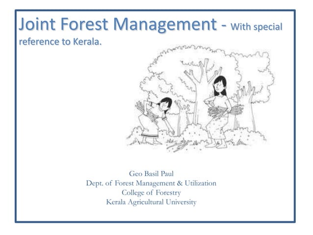 Joint Forest Management | PPTX