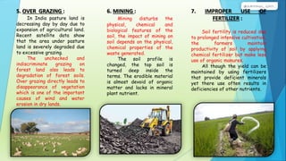 CAUSES AND CONSEQUENCES OF SOIL DEGRADATION | PPTX
