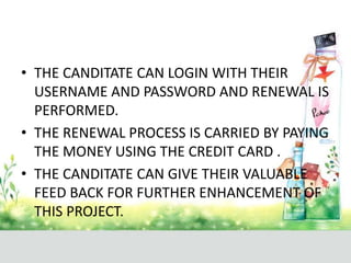 BUS PASS MANAGEMENT SYSTEM | PPTX