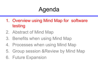 Using Mind Map for Software Testing Activities | PPT